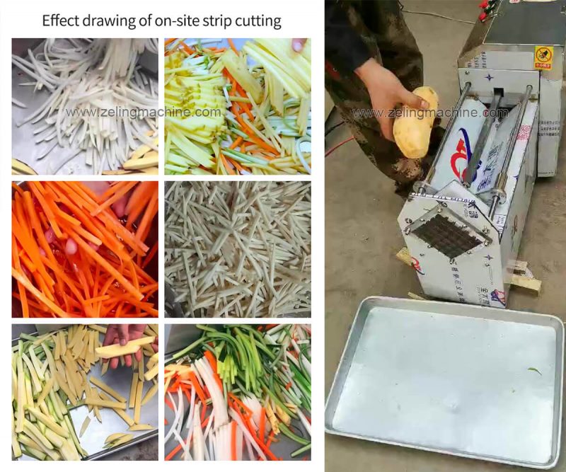 Automatic Fruit & Vegetable Stick Cutting Machine – Shijiazhuang Zeling ...